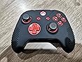 Amazon.com: eXtremeRate Soft Anti-Slip Red Silicone Controller Cover ...