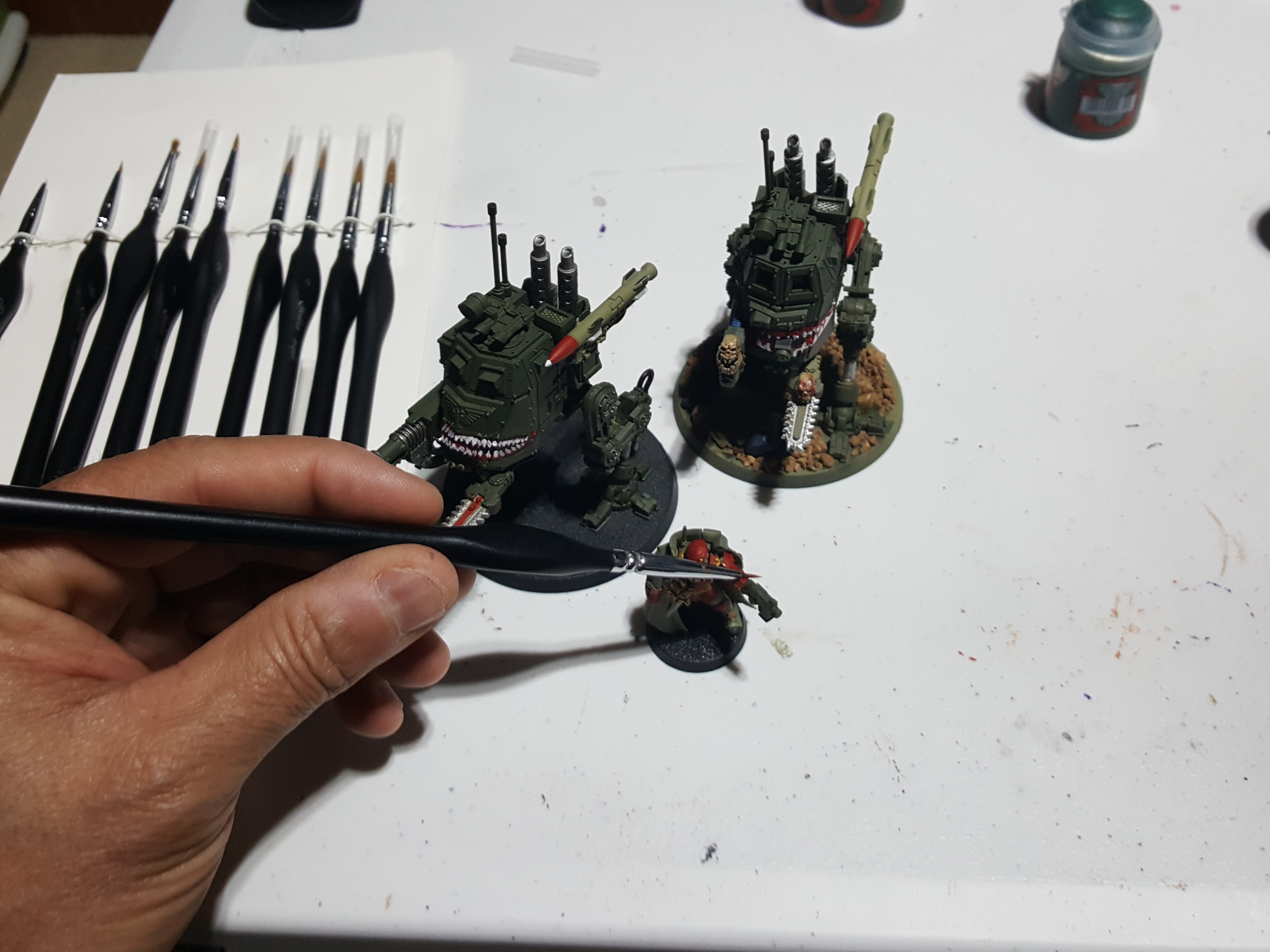 $4/mo - Finance Detail Paint Brushes Set 10pcs Miniature Brushes for ...