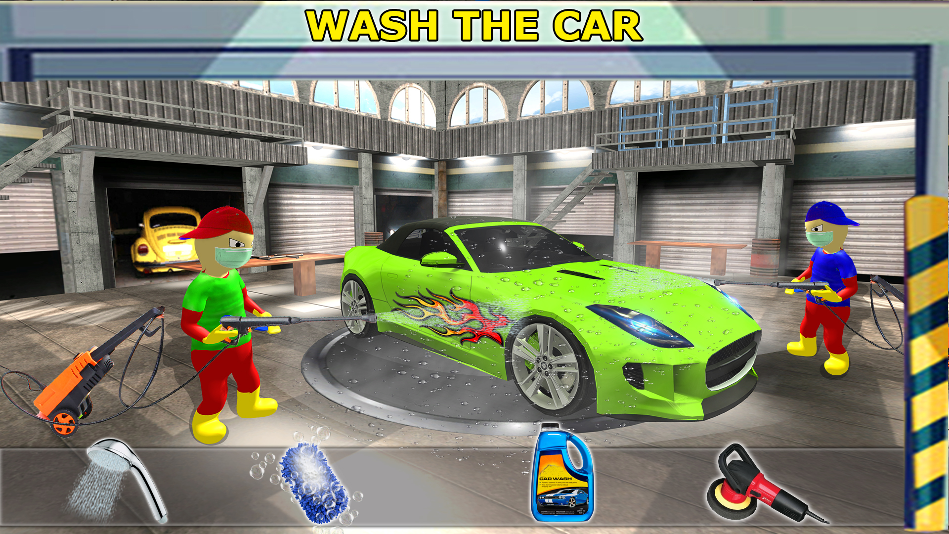 Stickman Car Garage Auto Workshop - Stickman Games:Amazon.in:Appstore ...