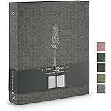 Amazon.com : Jumping Fox Design Linen Fabric 3 Ring Binder, 1.5 Inch ...