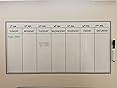 Amazon.com: WallPops WPE98895 Whiteboard Weekly Calendar, White & Off ...