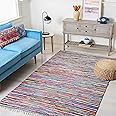 Amazon.com: SAFAVIEH Rag Rug Collection Accent Rug - 4' x 6', Multi ...