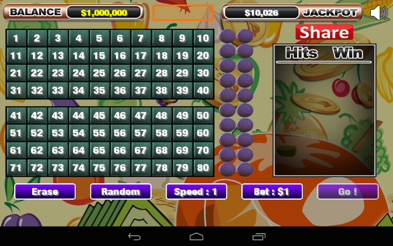 Orange Fruits Keno Game HD:Amazon.co.uk:Appstore for Android