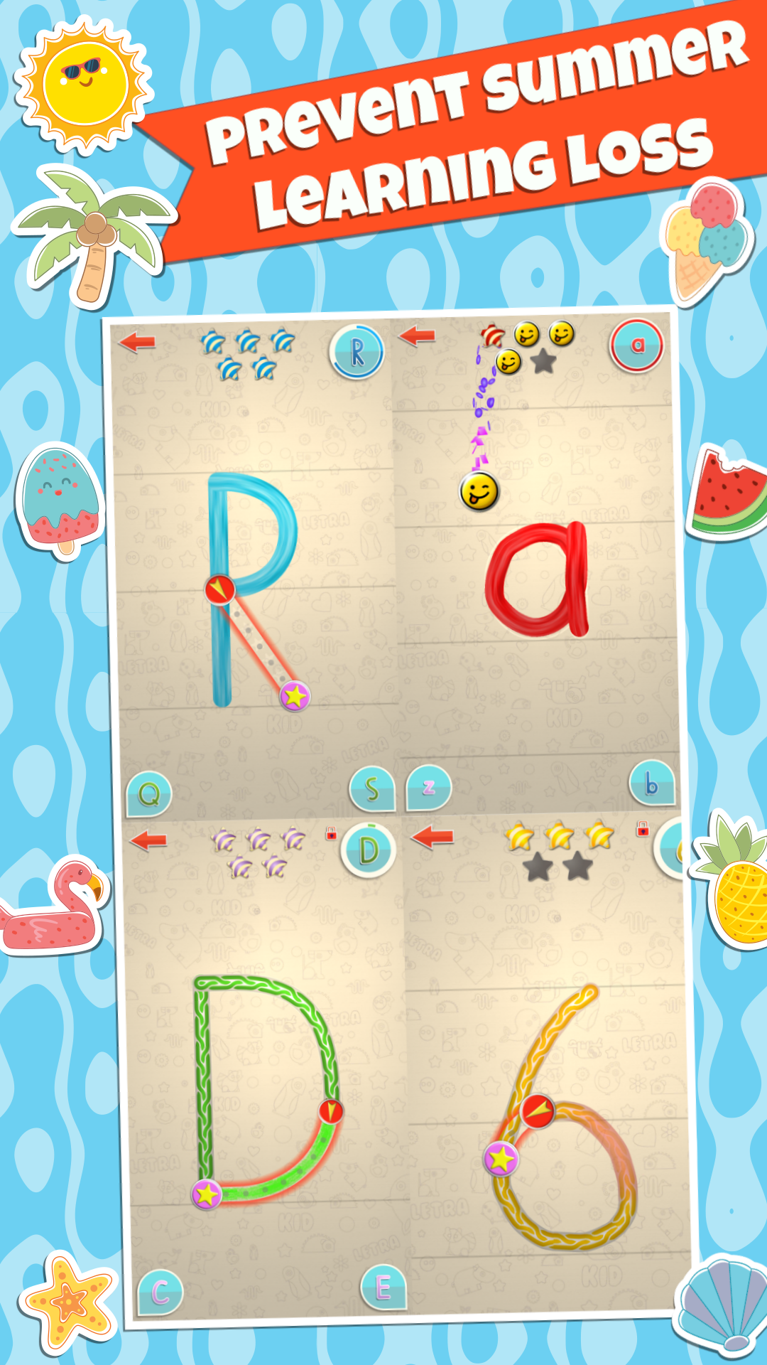 LetraKid - Aprende a escribir trazando el ABC & 123. Abecedario para ...