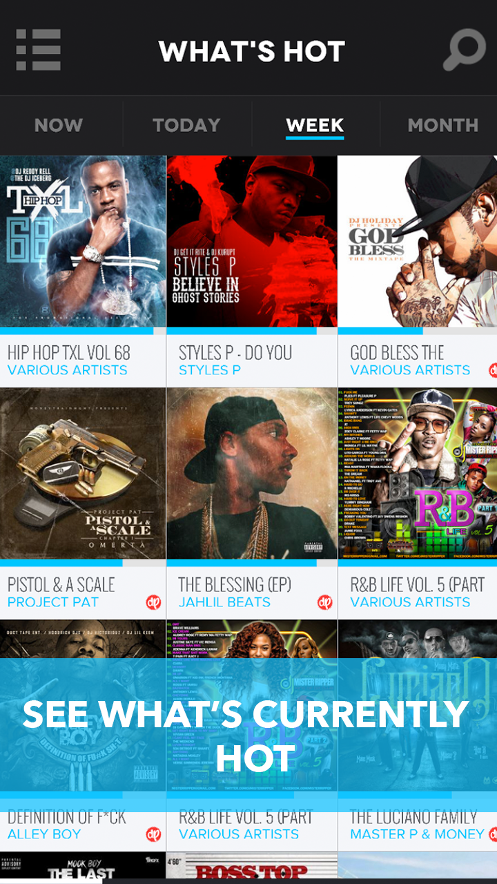 Amazon.com: DatPiff Mixtapes: Appstore for Android