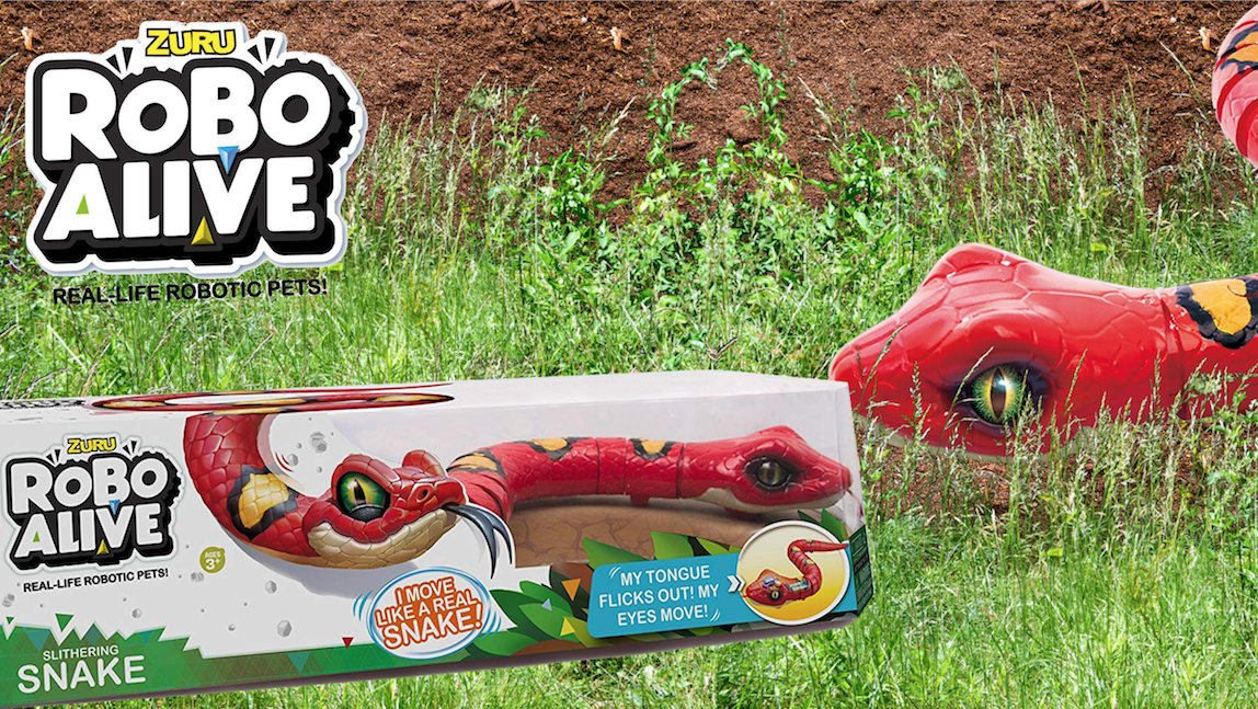 Watch Robo Alive Real-Life Robotic Pets Slithering Snake on Amazon Live