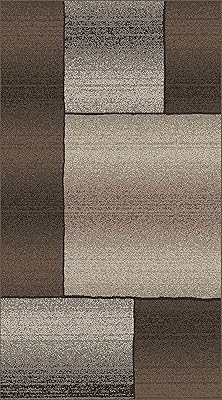 Amazon.com: Masada Rugs, Modern Contemporary Area Rug, Orange Grey ...