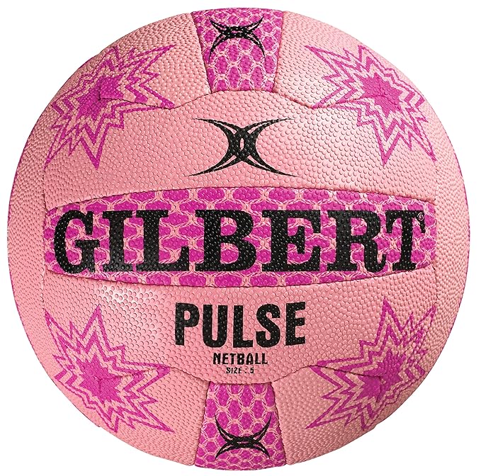 Gilbert Pulse Women's Match Netball-Pink, Size 4: Amazon.co.uk: Sports ...