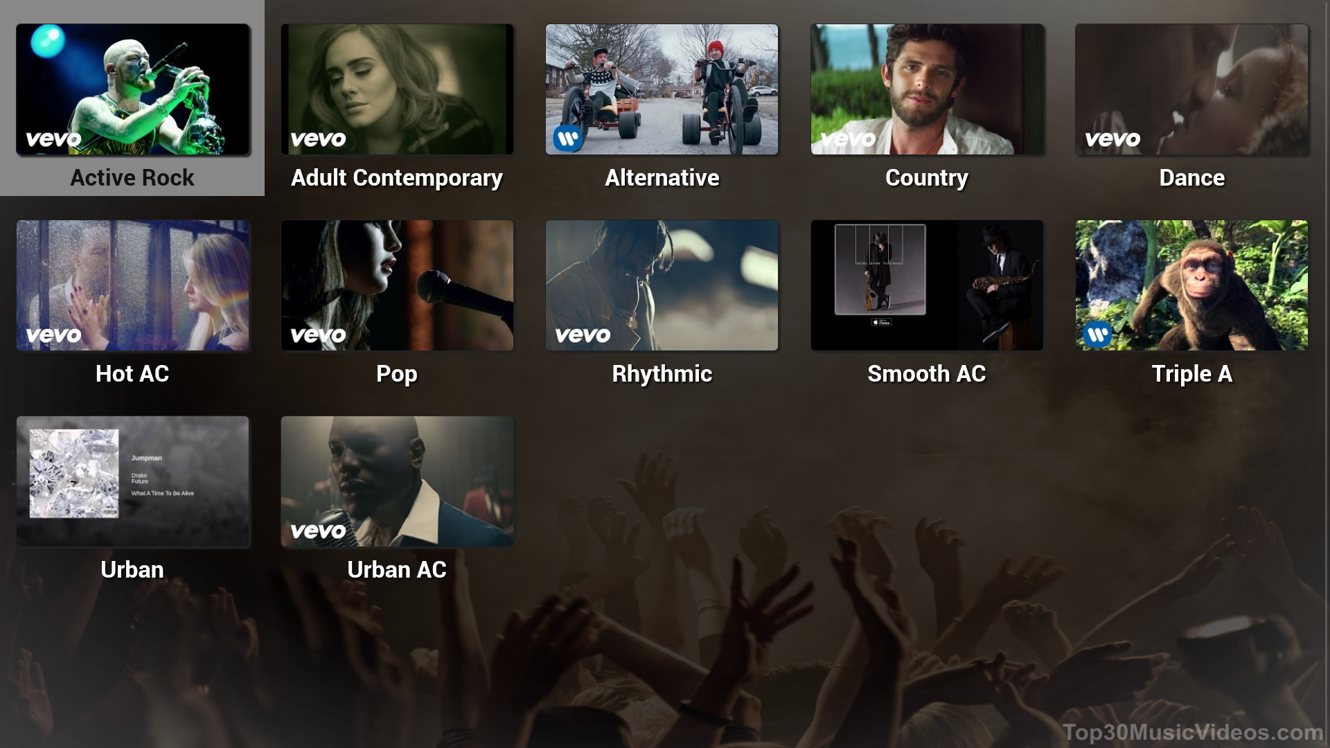 Top 30 Music Videos:Amazon.in:Appstore for Android