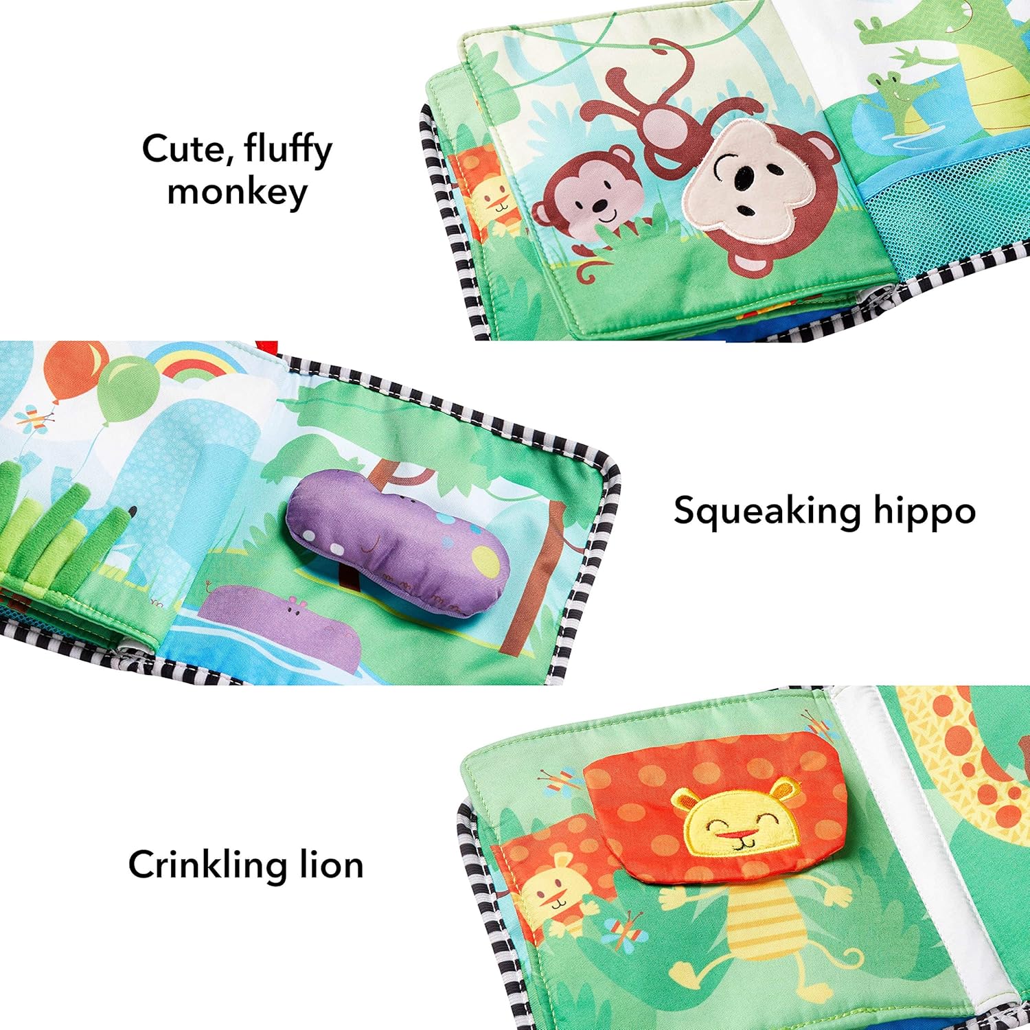 Nuby Baby Activity Book, 0 Months Plus, Tummy Time Learning – BigaMart