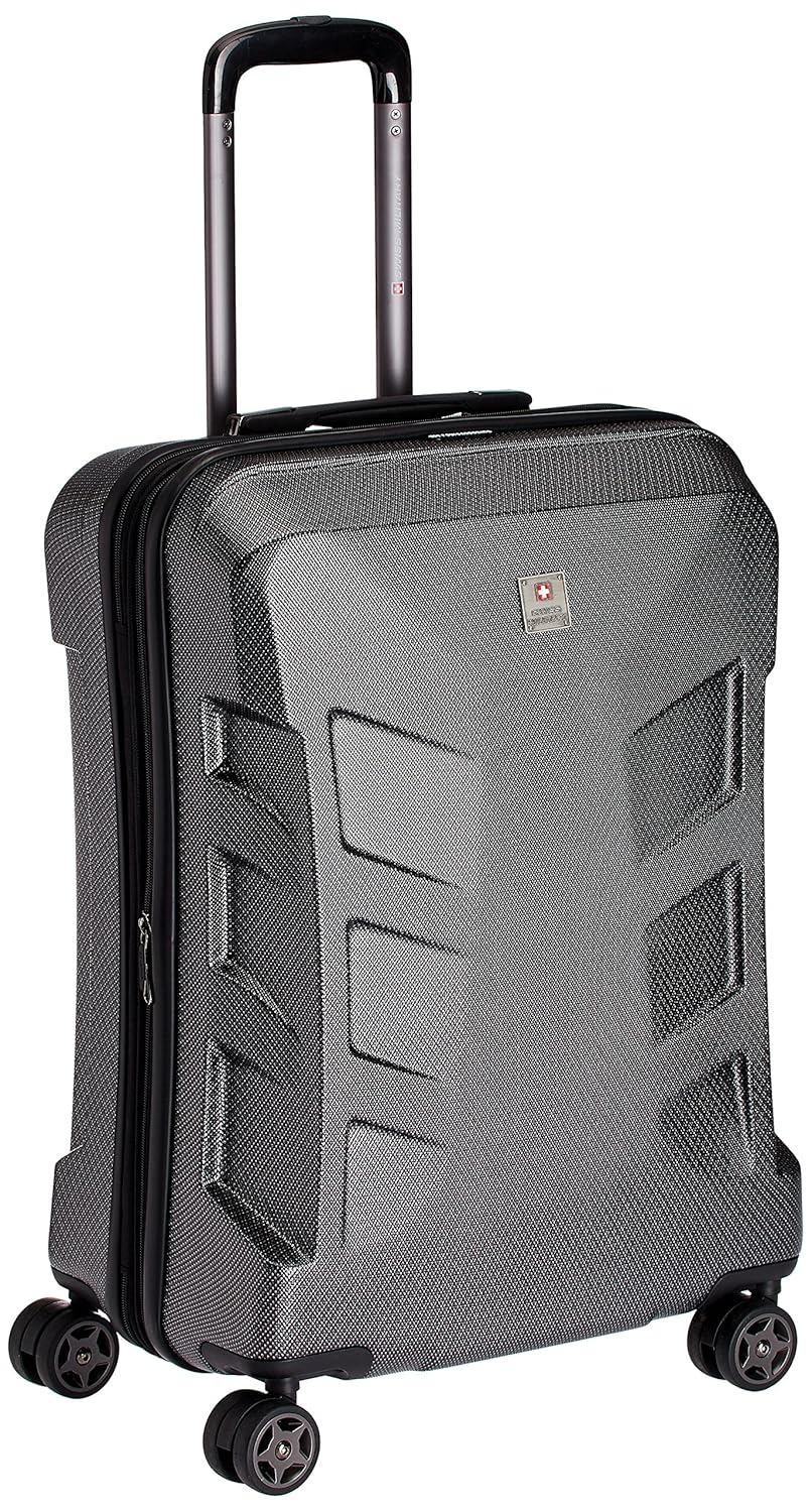 Buy Swiss Military Polycarbonate 95 liters Black Hard Shell Trolley ...