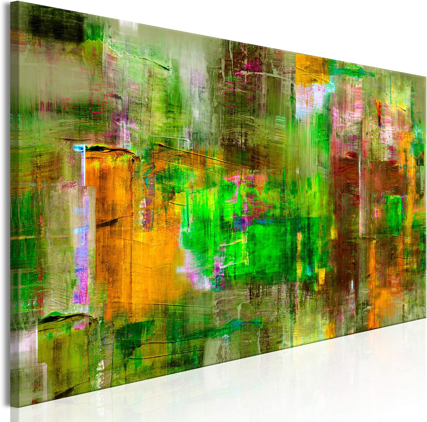 decomonkey Bilder Abstrakt 150x50 cm 1 Teilig Leinwandbilder Bild auf Leinwand Wandbild ...