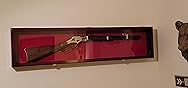 Amazon.com: Single Rifle Display Case Wall Rack Cabinet w/UV Protection ...