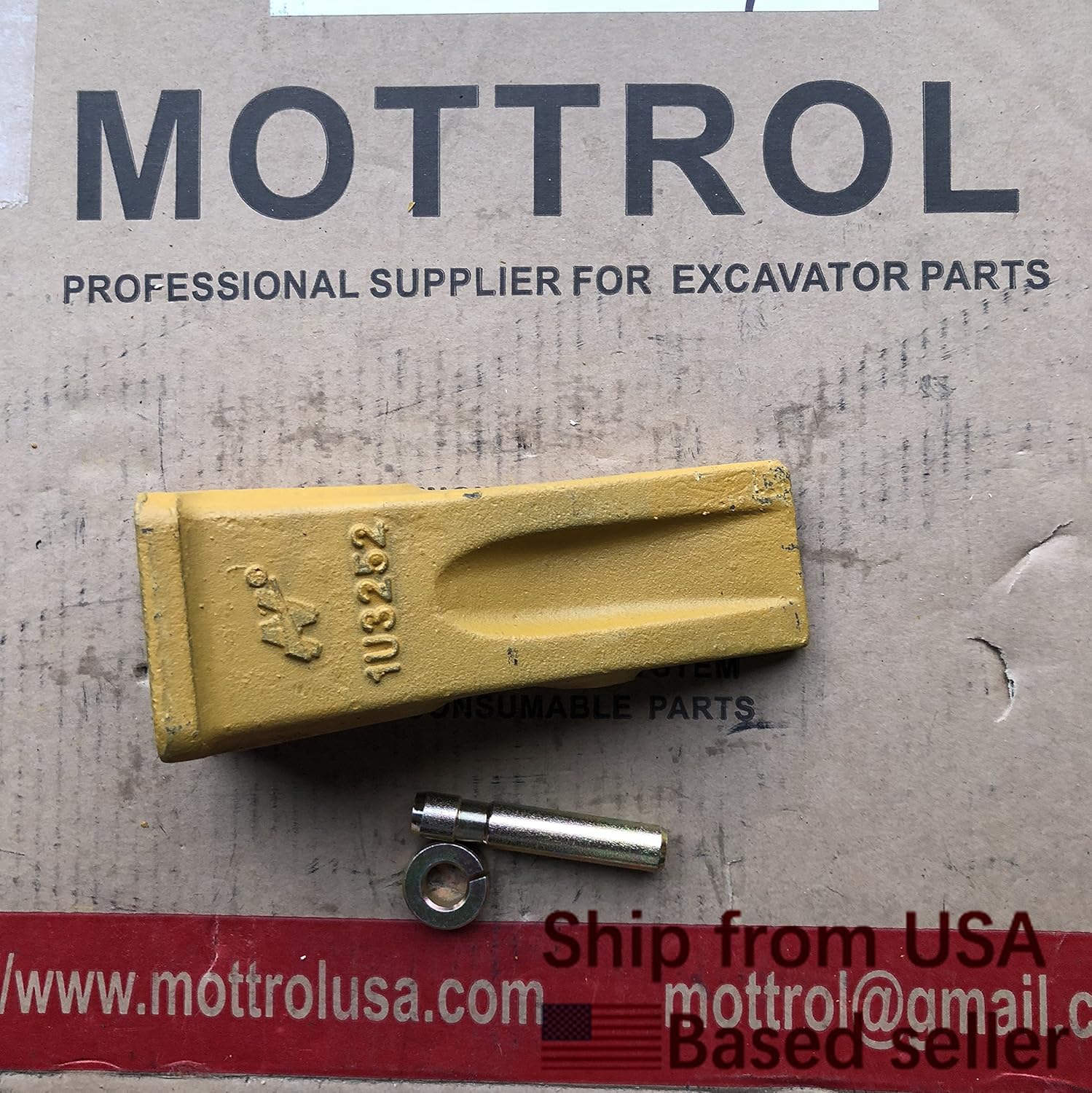 1U3252 1U-3252 Bucket Teeth WITH Pin 8E6259, 8E6258 Retainer FITS FOR ...