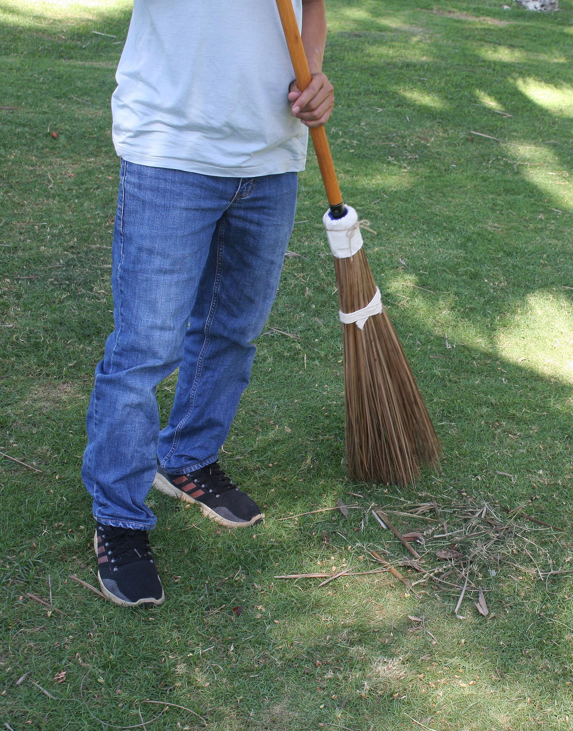 Mua NDP78 Natural Broom - 55 Inches Length, Heavy Duty Broom , Garden ...
