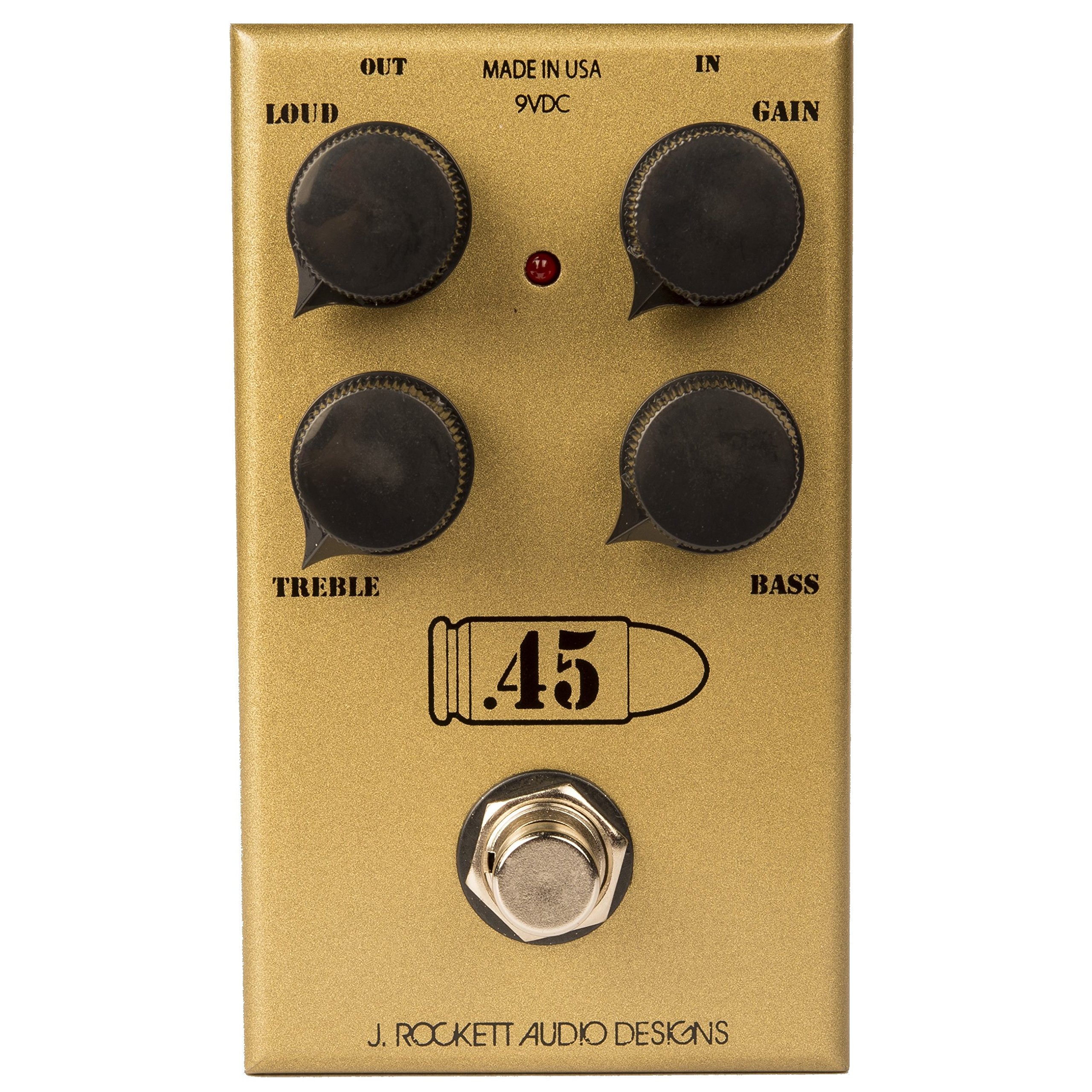 J. Rockett Audio Designs .45 Caliber Overdrive Gold Guitar Effects ...