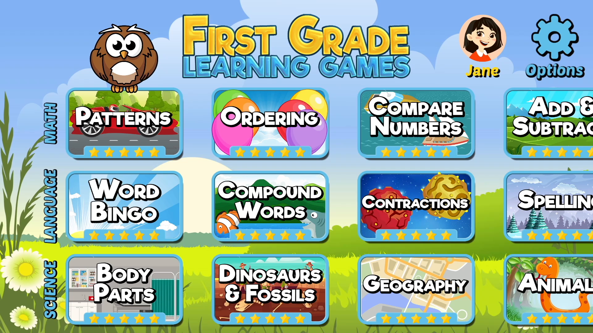 First Grade Learning Games - App on Amazon Appstore