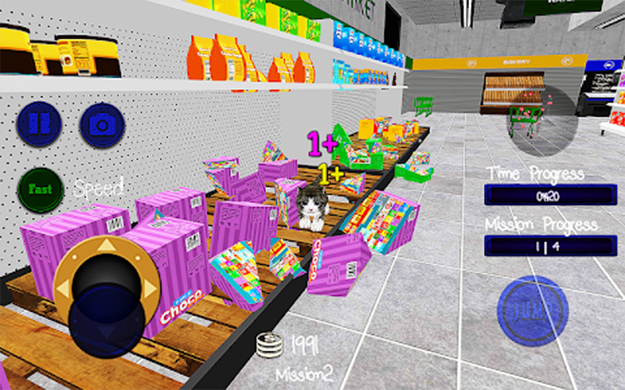 Amazon.com: Mischievous Cat:Destroy Super Market ep1 : Apps & Games