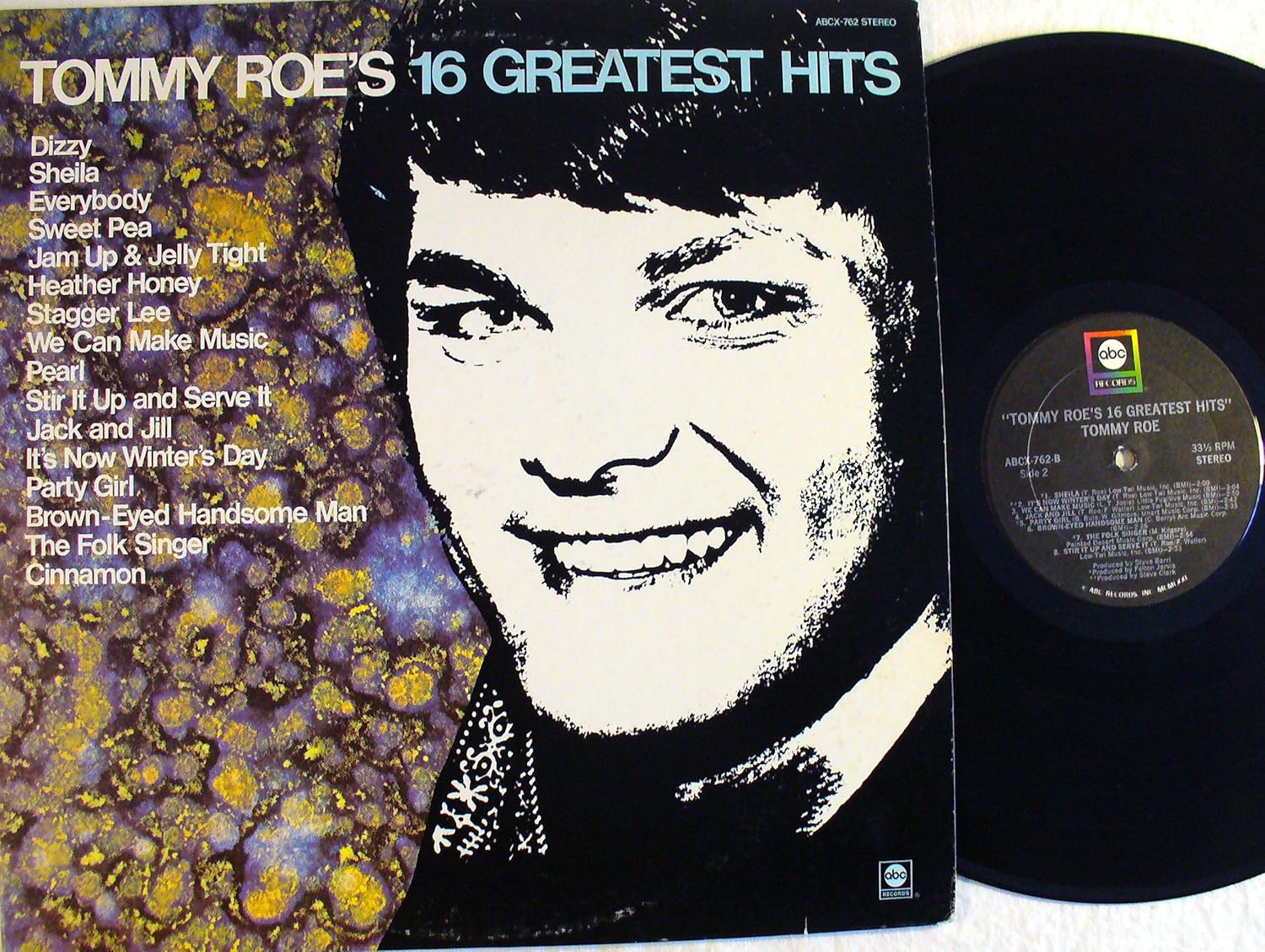 Tommy Roe's 16 Greatest Hits [Vinyl LP]: Amazon.co.uk: Music