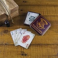 Amazon.com: Harry Potter Playing Cards with Hogwarts House Symbols ...