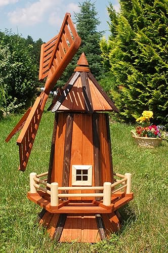 Large Wooden Windmill patio/garden ornament: Amazon.co.uk: Garden ...