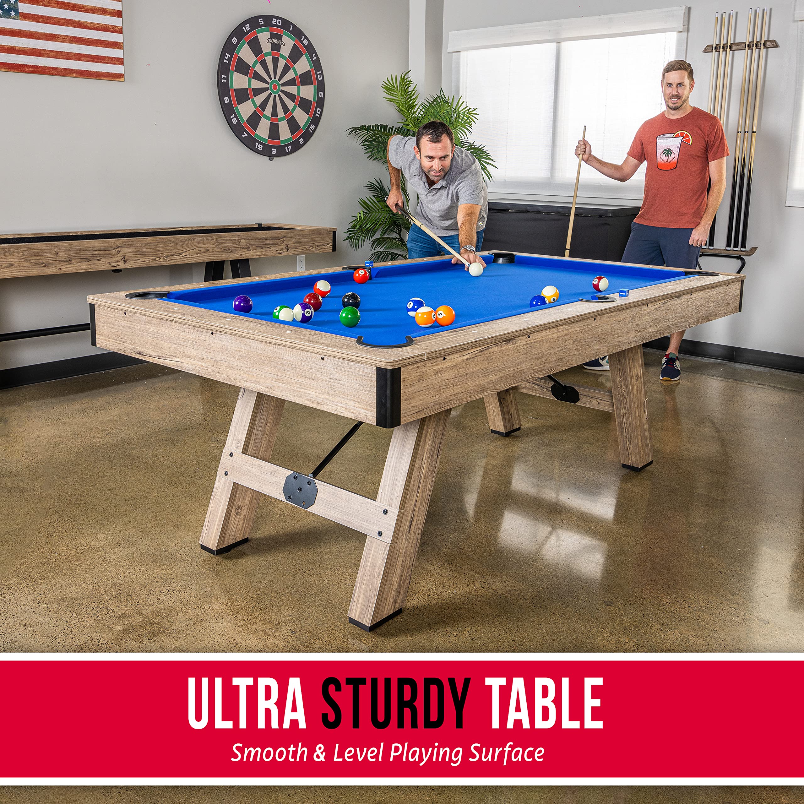 Mua GoSports 7 ft Pool Tables with Wood Finish - Choose Your Style ...