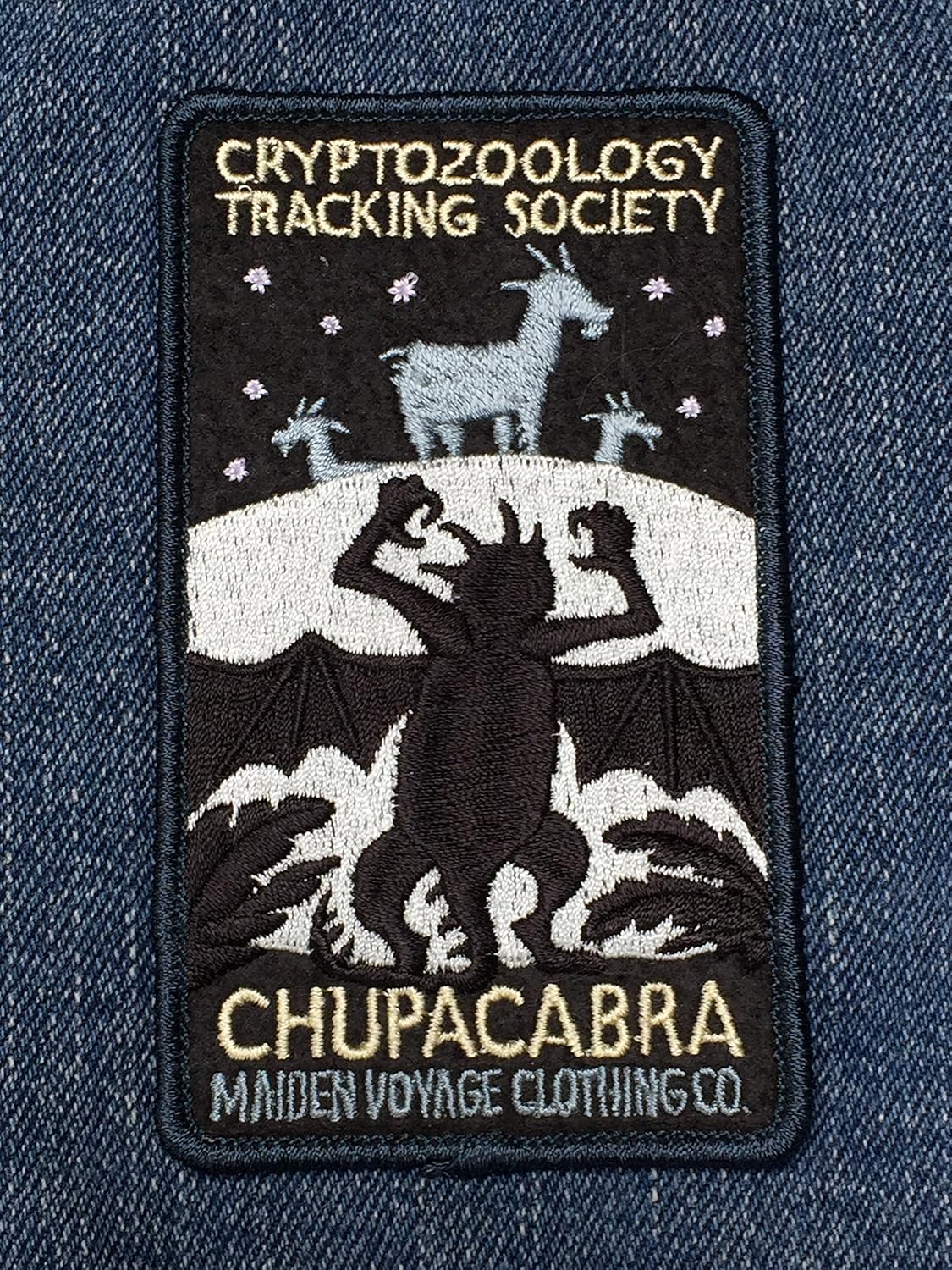 Amazon.com: CHUPACABRA Patch - Cryptozoology Tracking Society: Handmade