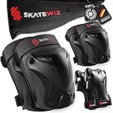 Amazon.com : Rollerblade Skate Gear 3 Pack Protective Gear, Knee Pads ...