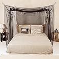 Amazon.com: Black Mosquito Net for Single to King-Sized Beds – 2 Side ...