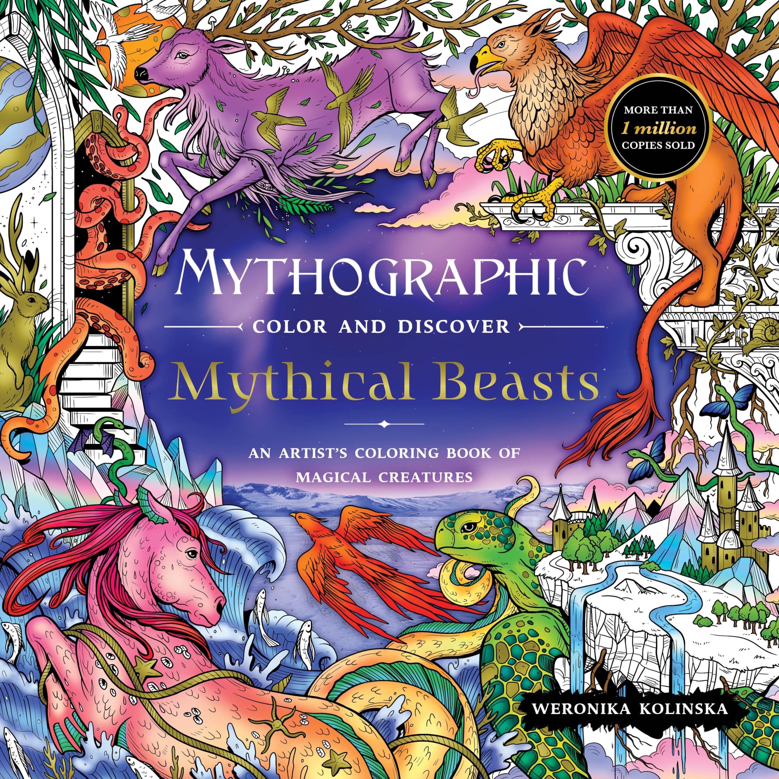 Mua Mythical Beasts: An Artist’s Coloring Book of Magical Creatures ...