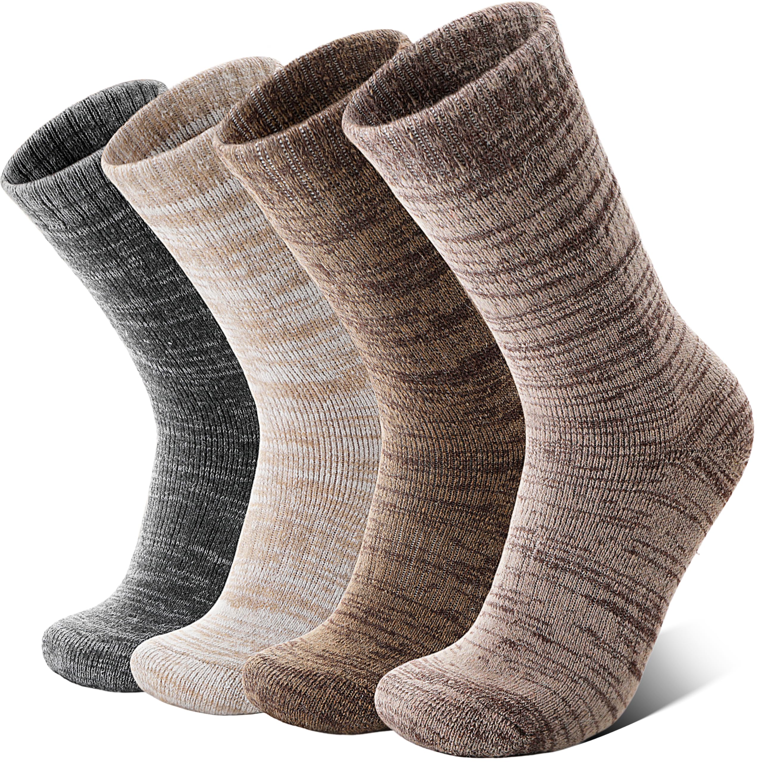 Anlisim Merino Wool Warm Boot Hiking Socks Thermal Extra Thick Winter ...