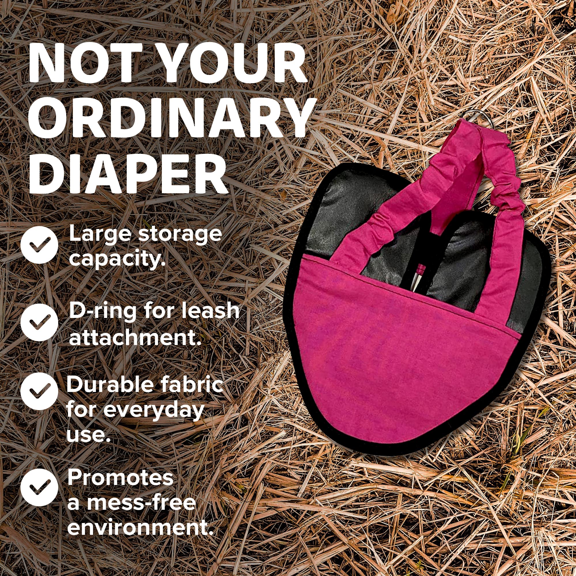 Hen Holster Bird Diaper, Wrap Around - For Hens, Roosters, Ducks, Leak ...