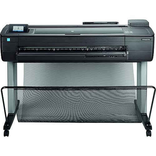 HP DesignJet T730 Large Format Wireless Plotter Printer - 36", with ...