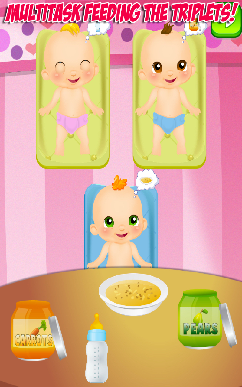 Newborn Triplets - Newborn Baby & Mommy Pregnancy Games FREE:Amazon.in ...