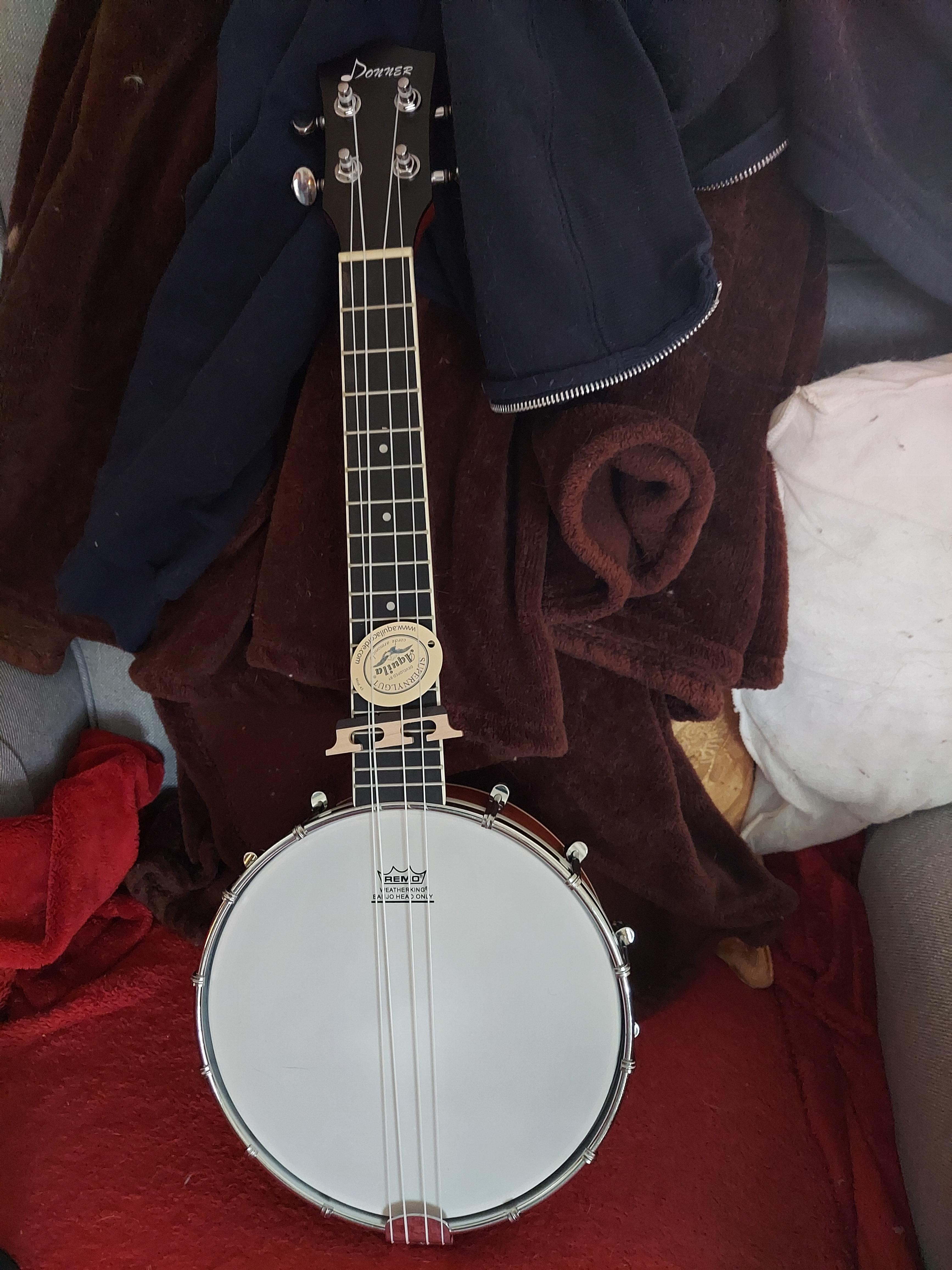 $28/mo - Finance Donner Banjo Full Size 5 String Tenor Banjolele Guitar ...