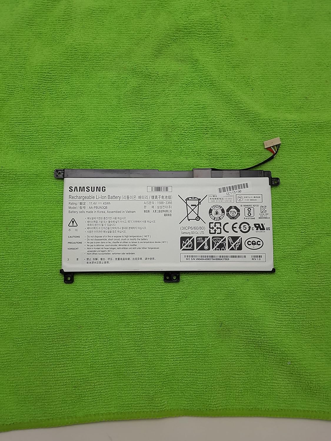 Amazon.com: BA43-00379A INCELL Battery Pack, P31PD4-21-N01: Computers ...