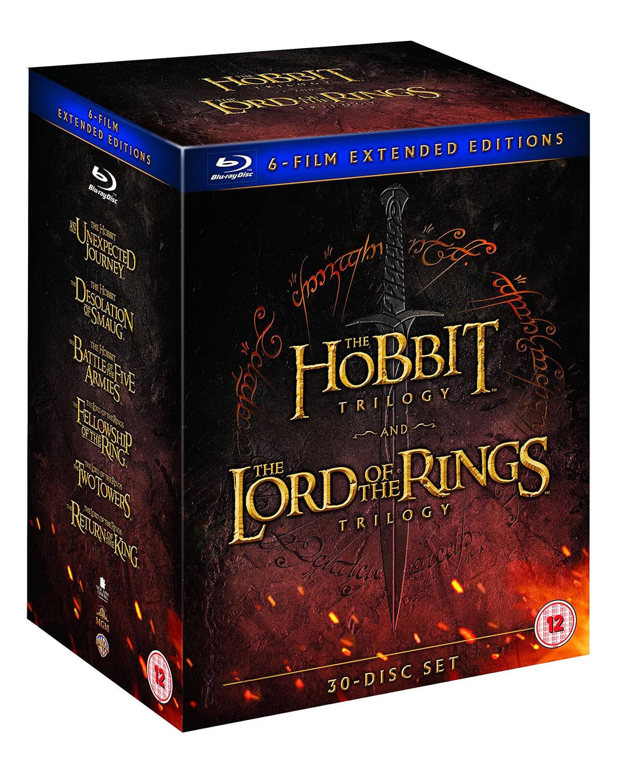 30 Disc Middle Earth Collection Hobbit/LOTR - $56 + shipping - Blu-ray ...