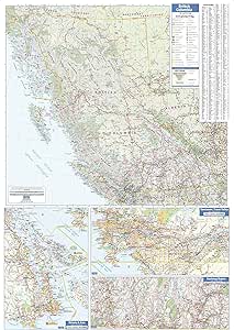 British Columbia Wall Map - Large - 37.5" x 54" Laminated: Amazon.ca ...