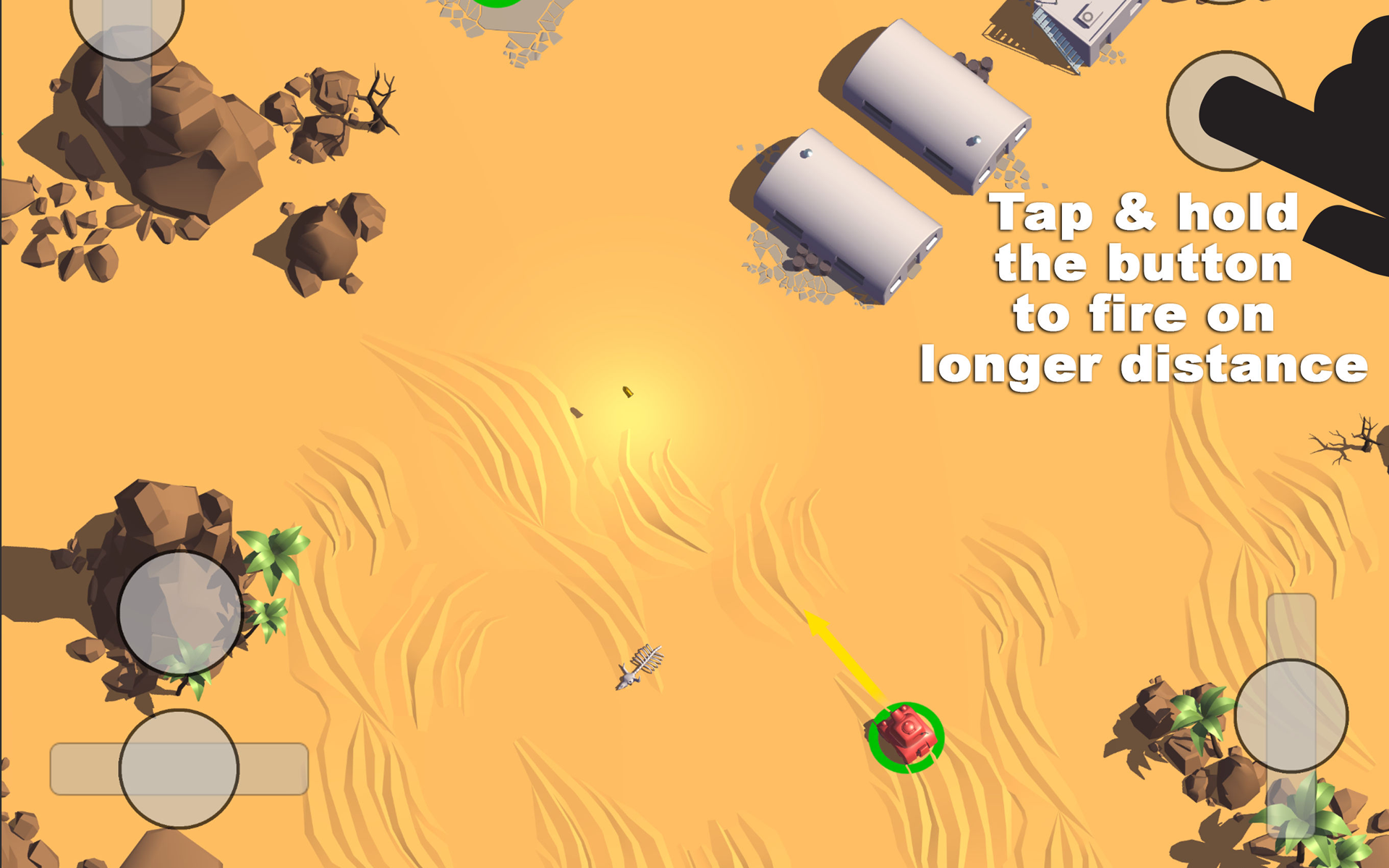 Tanks 3D for 2 players on 1 device - split screen - Play with your ...