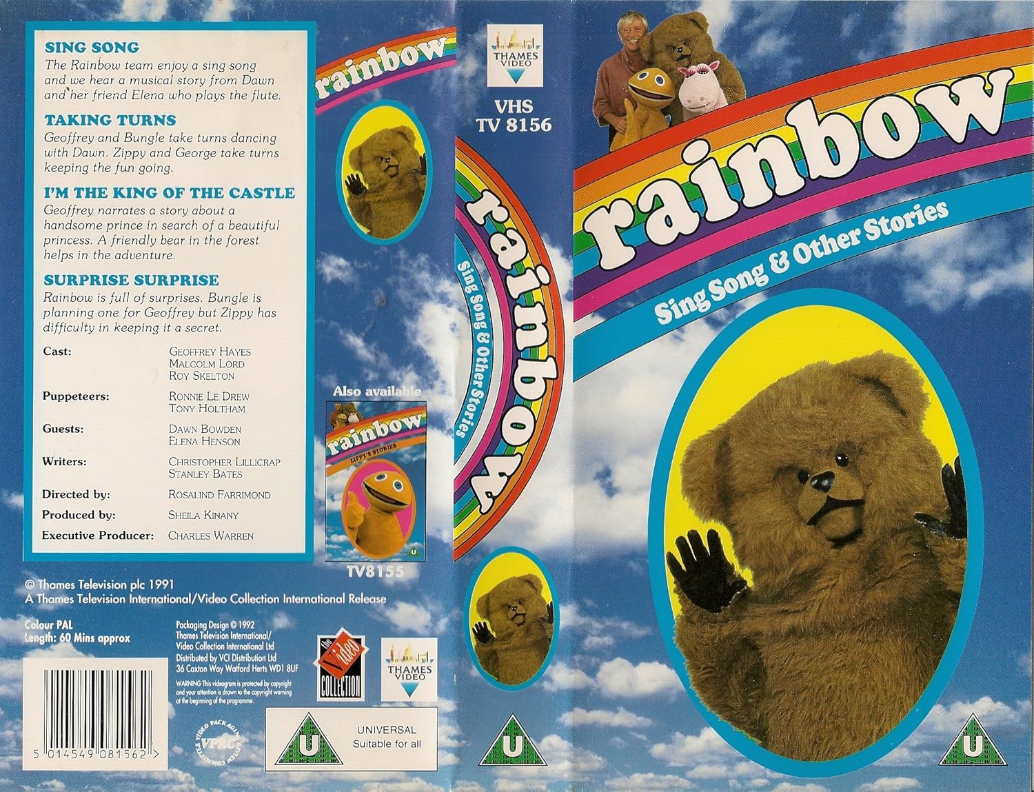 Rainbow-Sing Song & Other S. [VHS]: Amazon.co.uk: Video