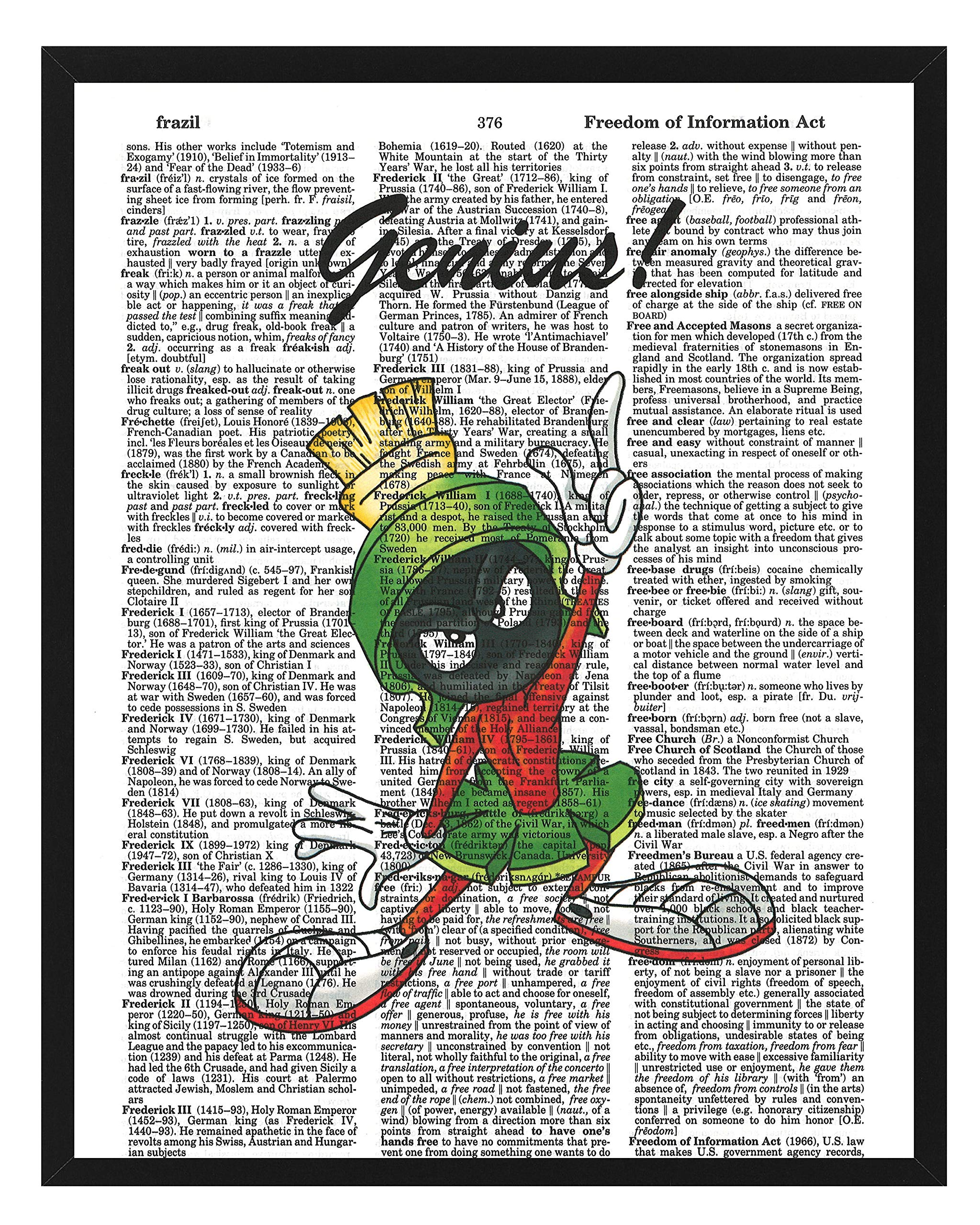 Buy Looney Tunes Marvin the Martian Print Looney Tunes Wall Decor ...