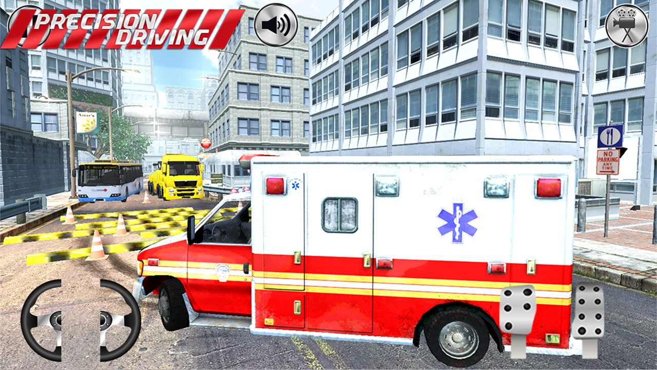 EMERGENCY AMBULANCE PARKING SIMULATOR 3D - Medical Healthcare Transport and Paramedic Assistant ...