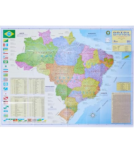 Mapa De Brasil En Gris