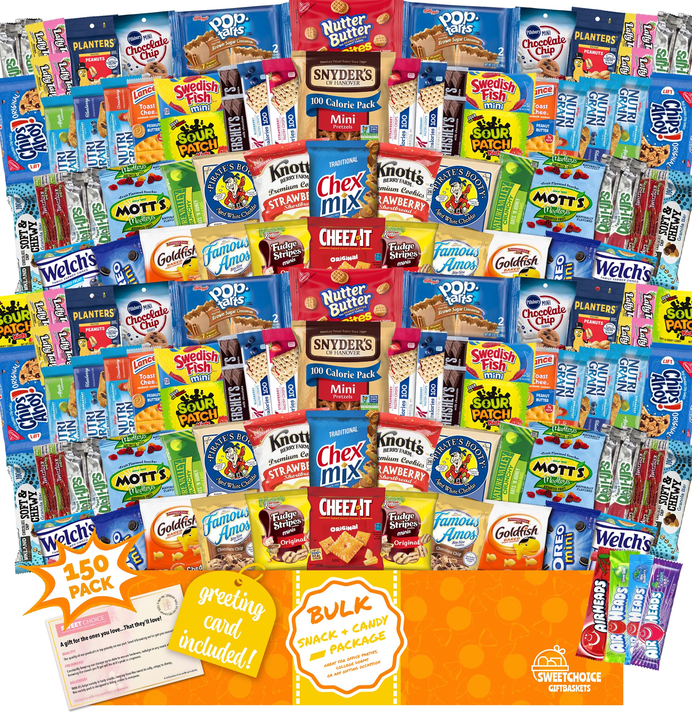 Mua Snack Box Care Package (150) Variety Snacks Gift Box Bulk Snacks ...