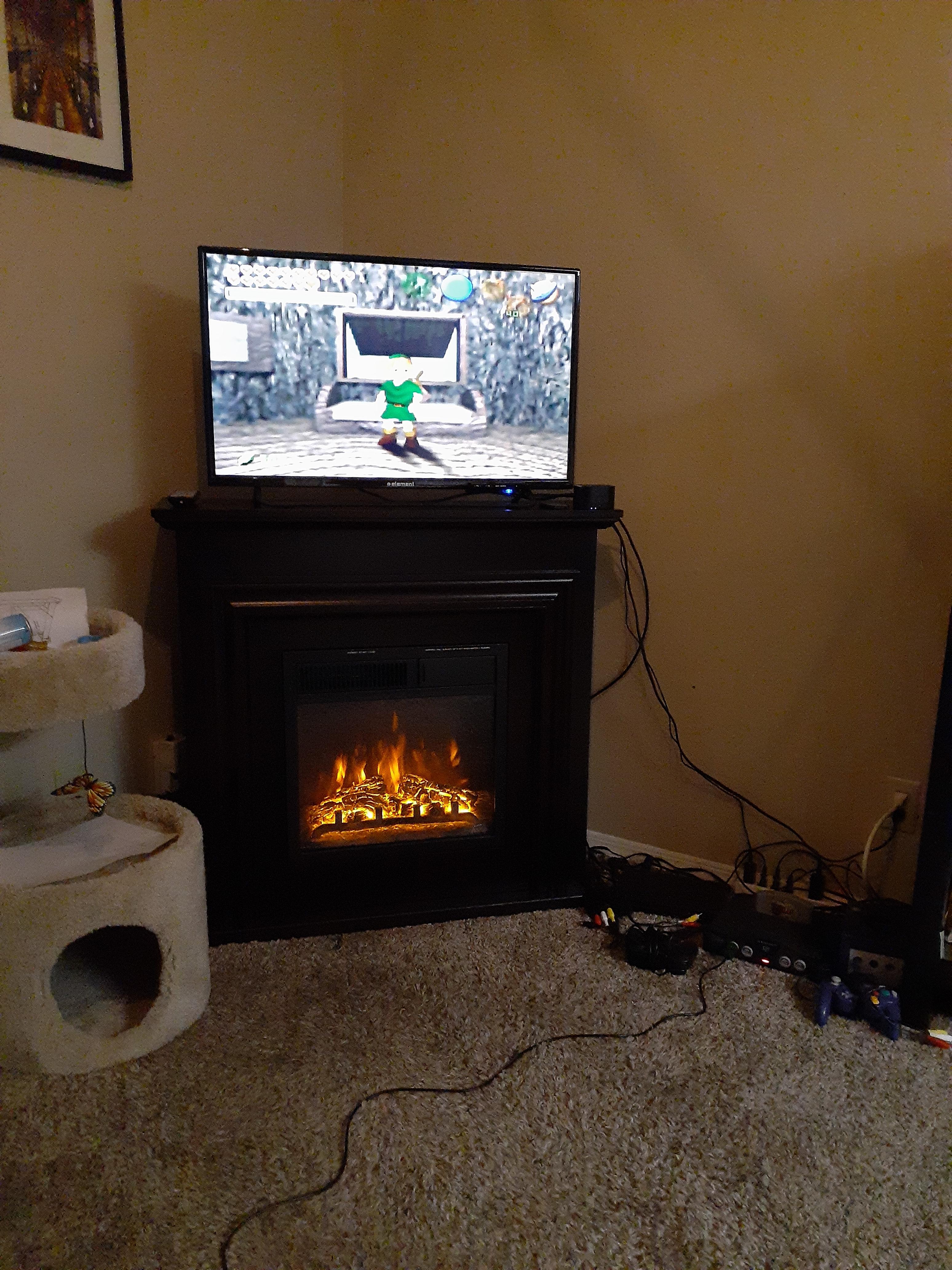 $39/mo - Finance Antarctic Star Electric Fireplace with Mantel ...