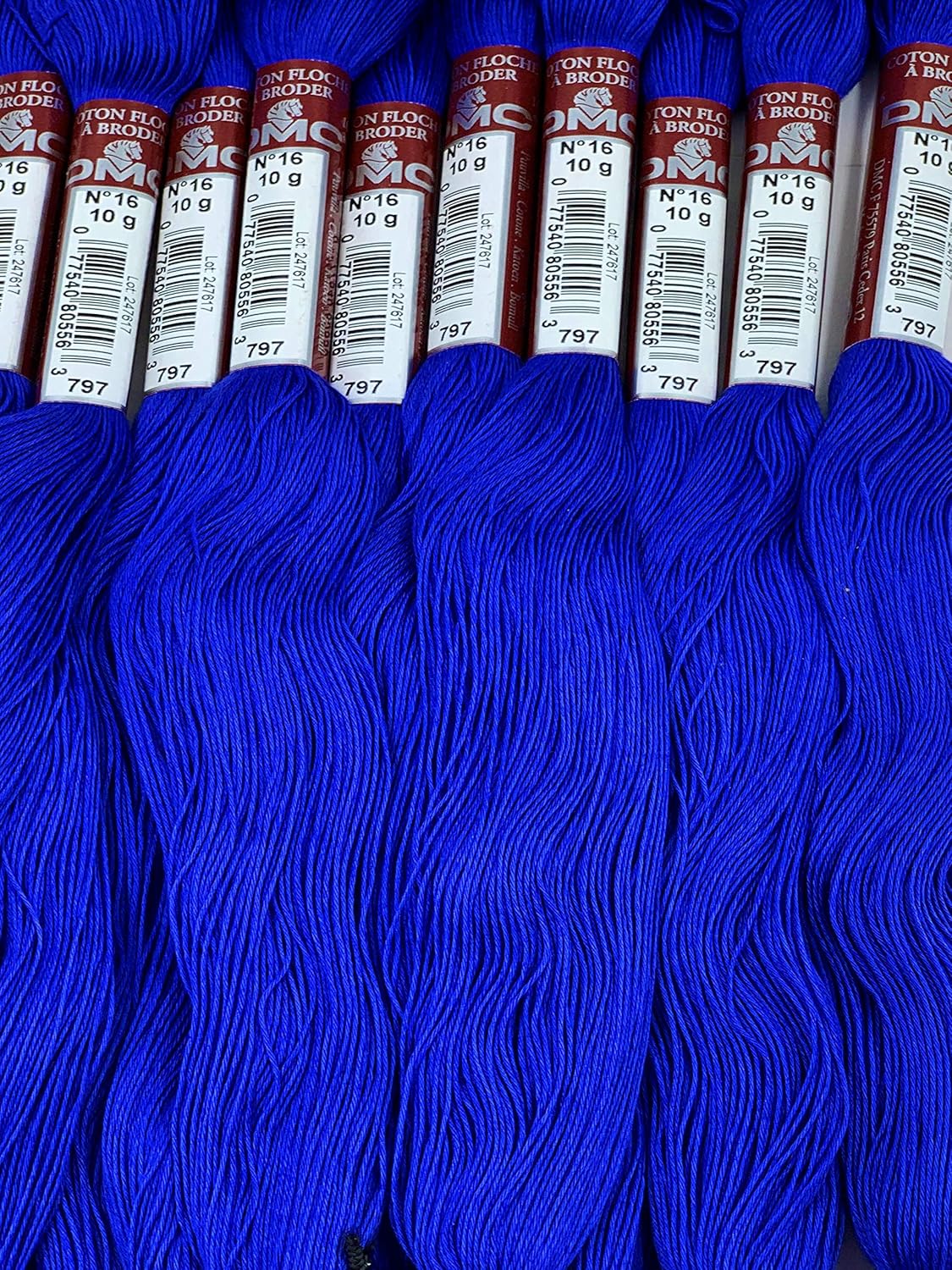 Amazon.com: FLOCHE-DMC Coton FLOCHE A BRODER-Color 797- DK Blue