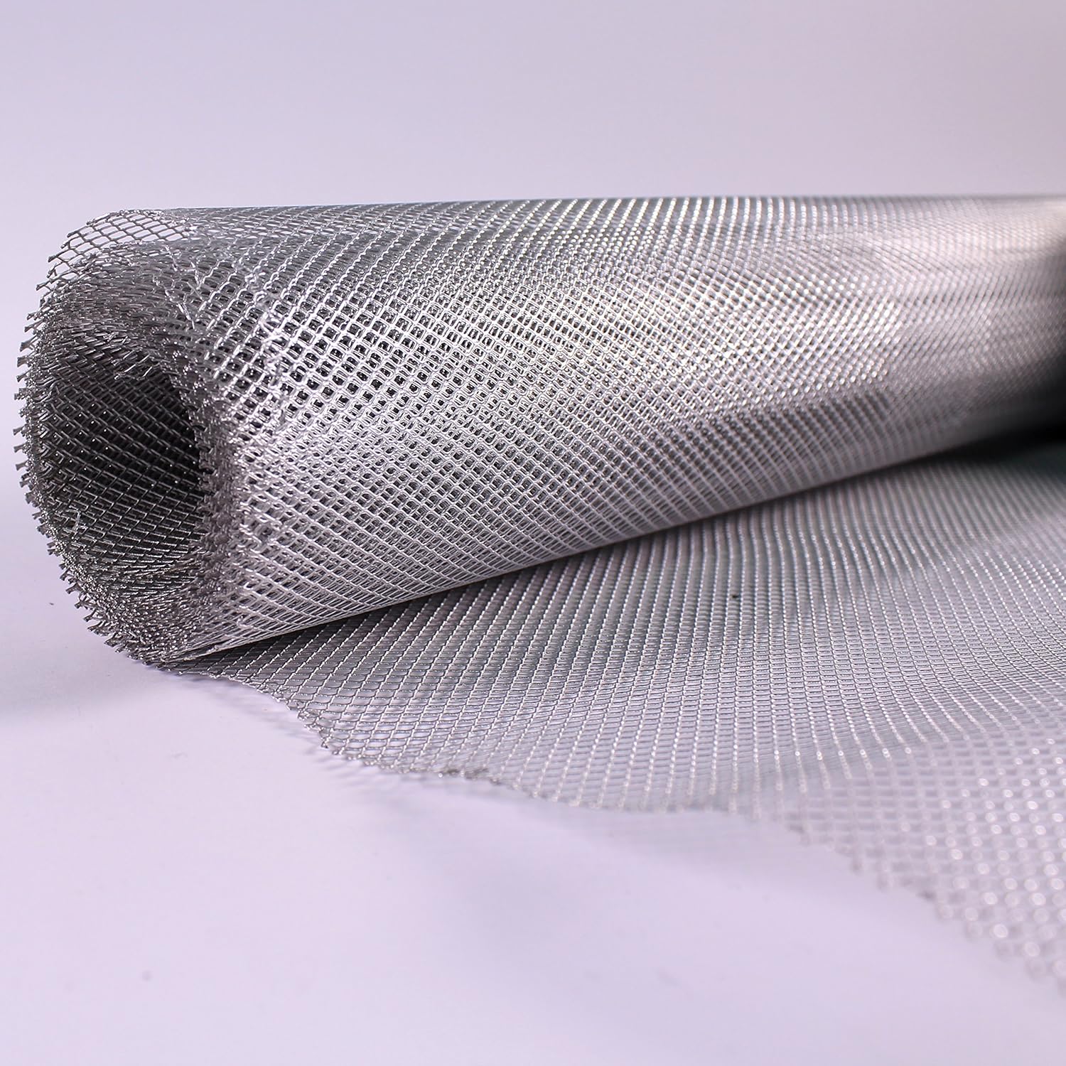 Silver Modelling Wire Medium Mesh Flexible 0.5m x 3m Roll of Craft ...