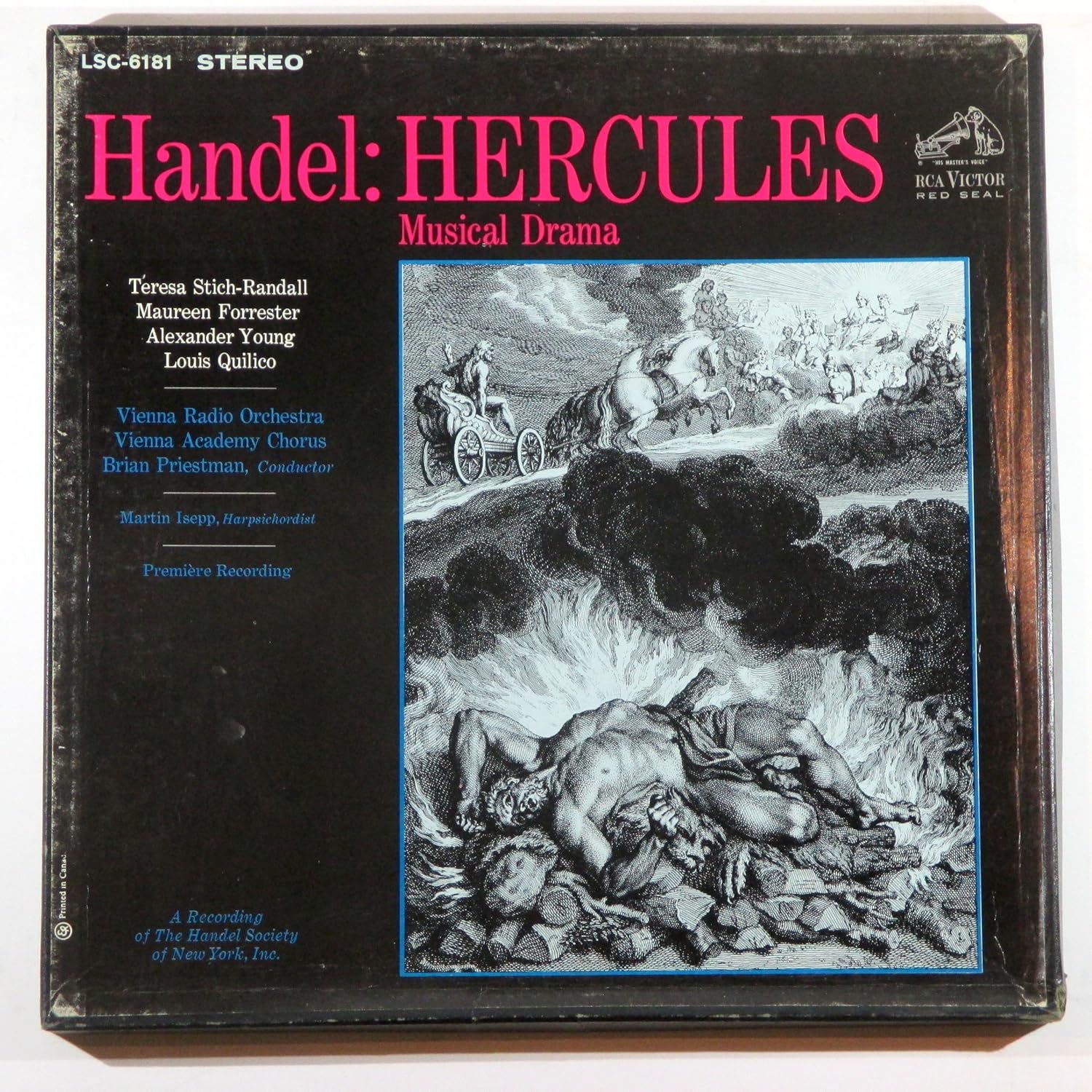 Handel - Handel: Hercules (Musical Drama) (Premiere Recording) - Amazon ...