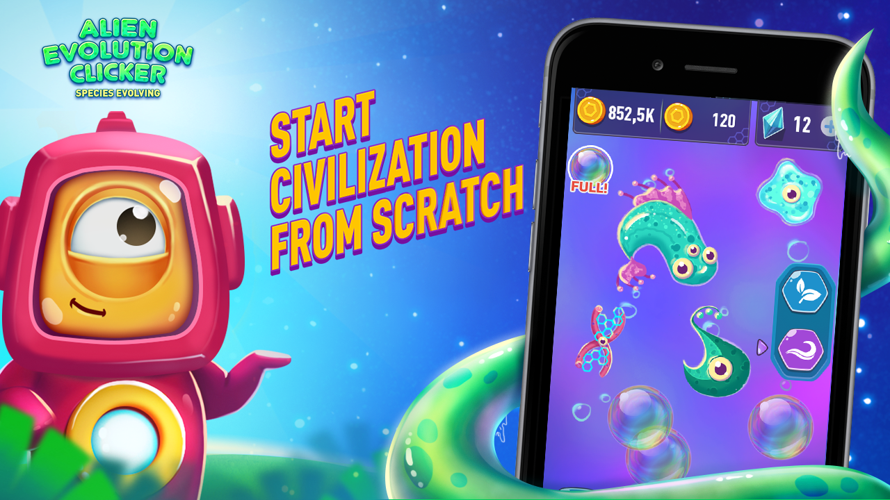 Alien Evolution Clicker: Species Evolving:Amazon.com:Appstore for Android
