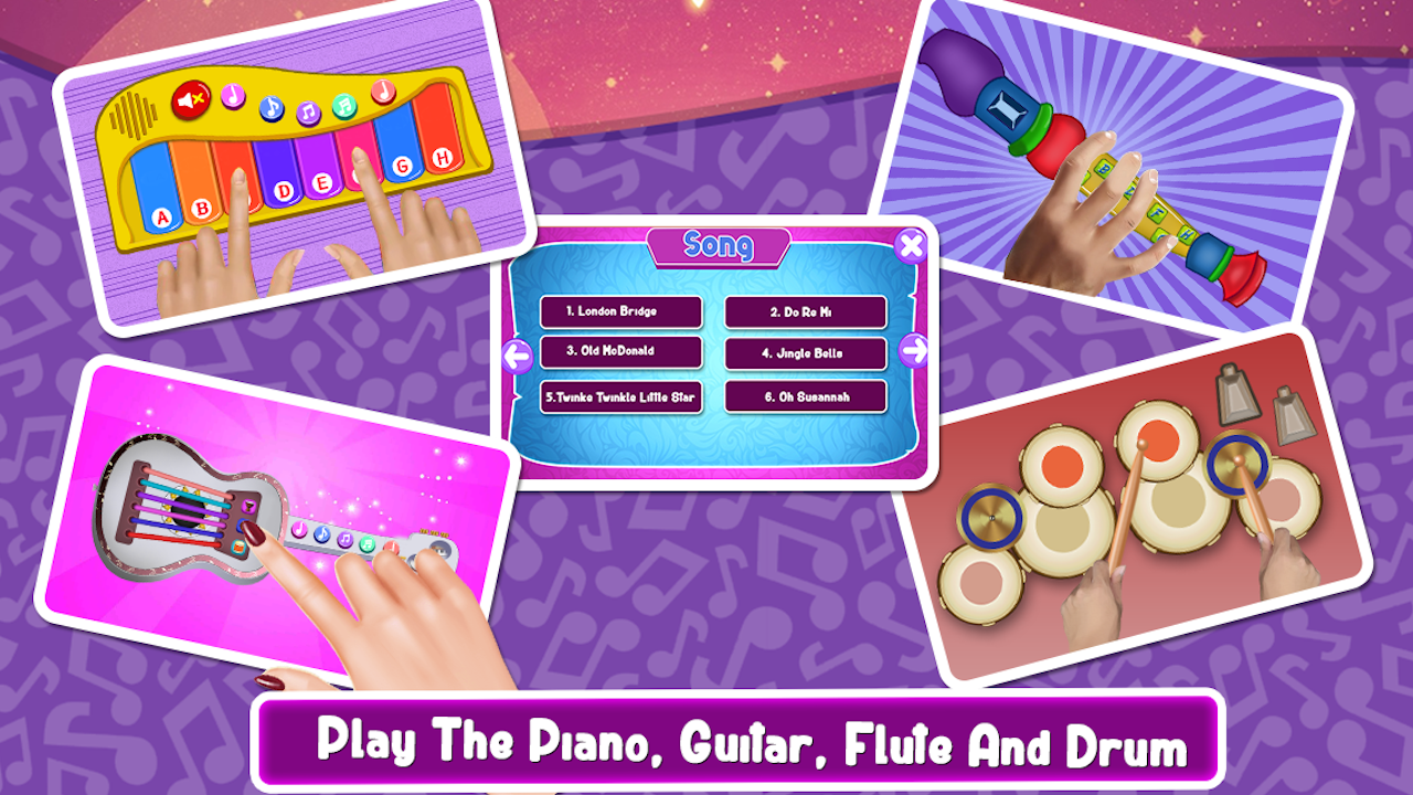 Baby Piano - Nursery Rhymes & Musical Instruments:Amazon.com:Appstore ...